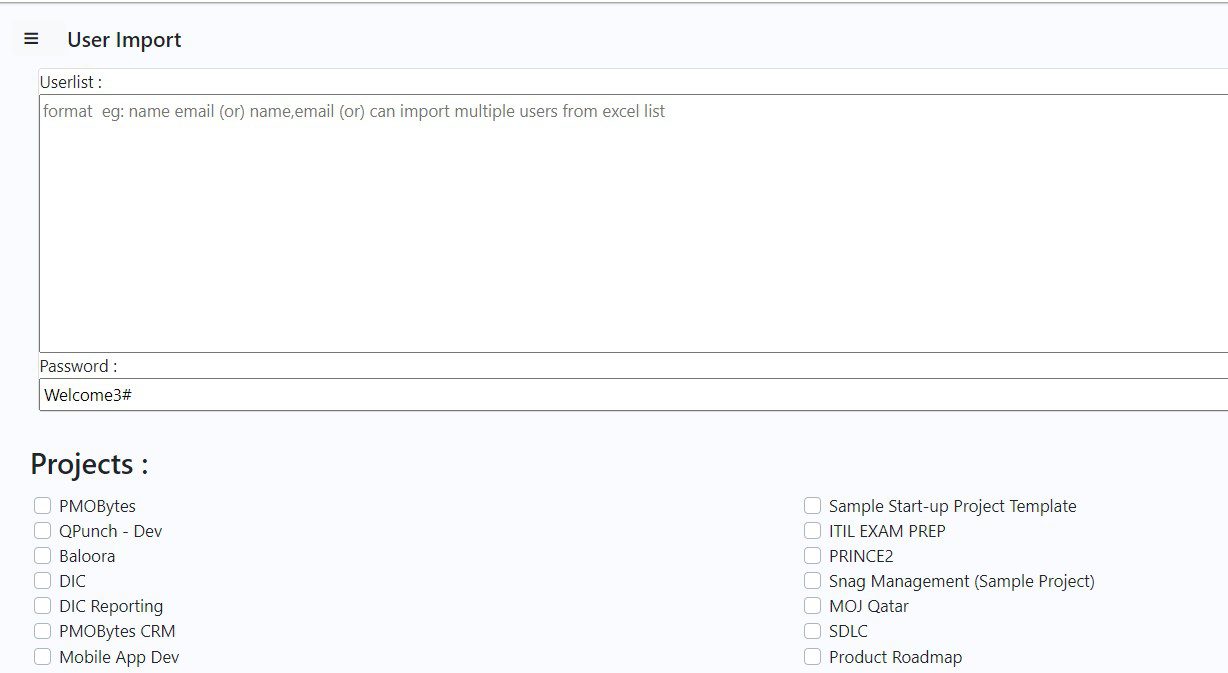Import Users – QPunch