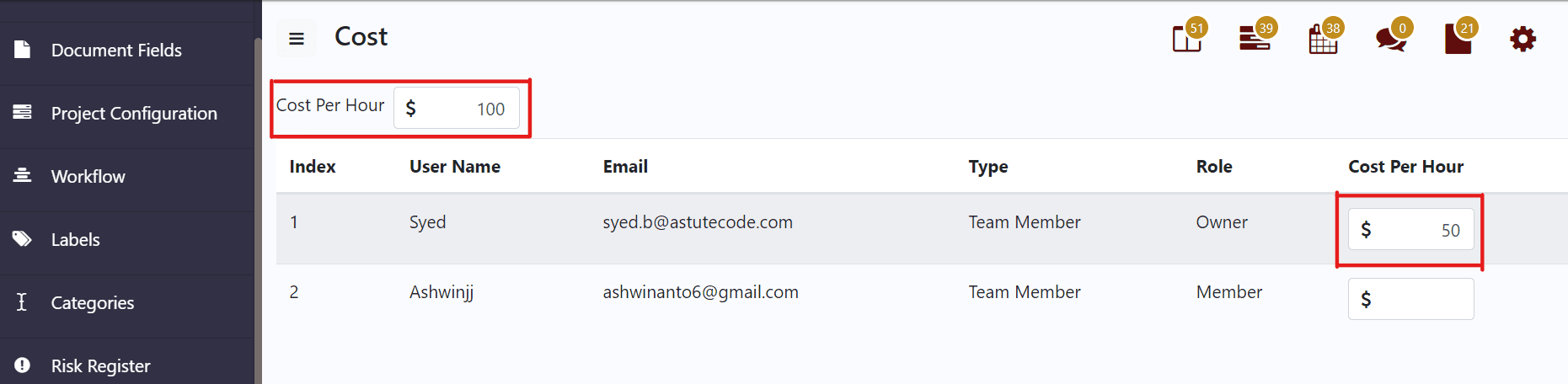 Work Log - QPunch Project Management Software