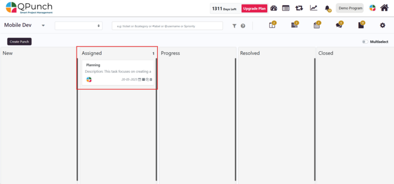 Task Move Permission - QPunch